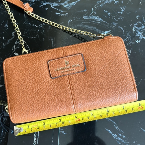 London Fog | Bags | London Fog Diana Laser Cut Cross Body Wallet Purse ...